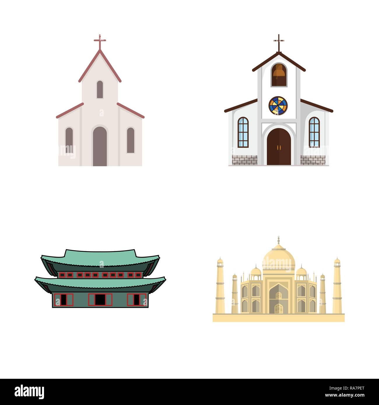 Japan catholic church Stock Vector Images - Alamy