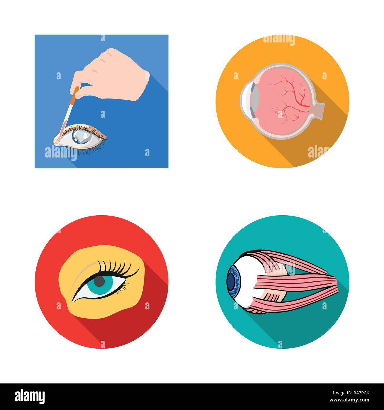 Eyebrow threading Stock Vector Images - Alamy