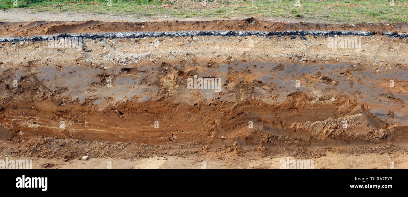 Cross section of pavement hi-res stock photography and images - Alamy