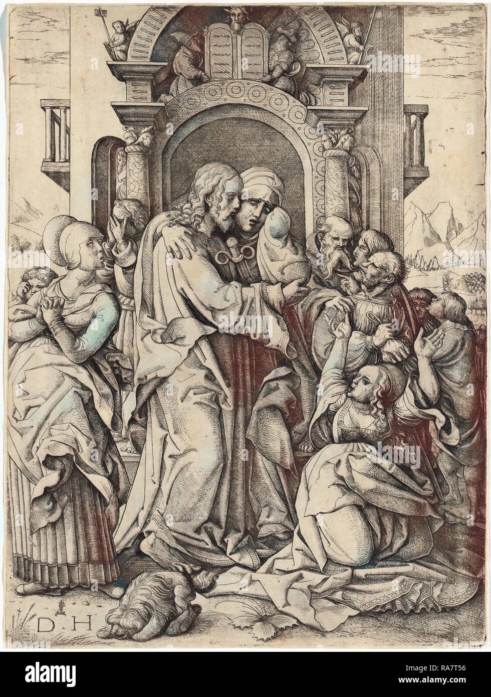 Daniel Hopfer I, The Virgin Mary Taking Leave of Christ, German, c ...