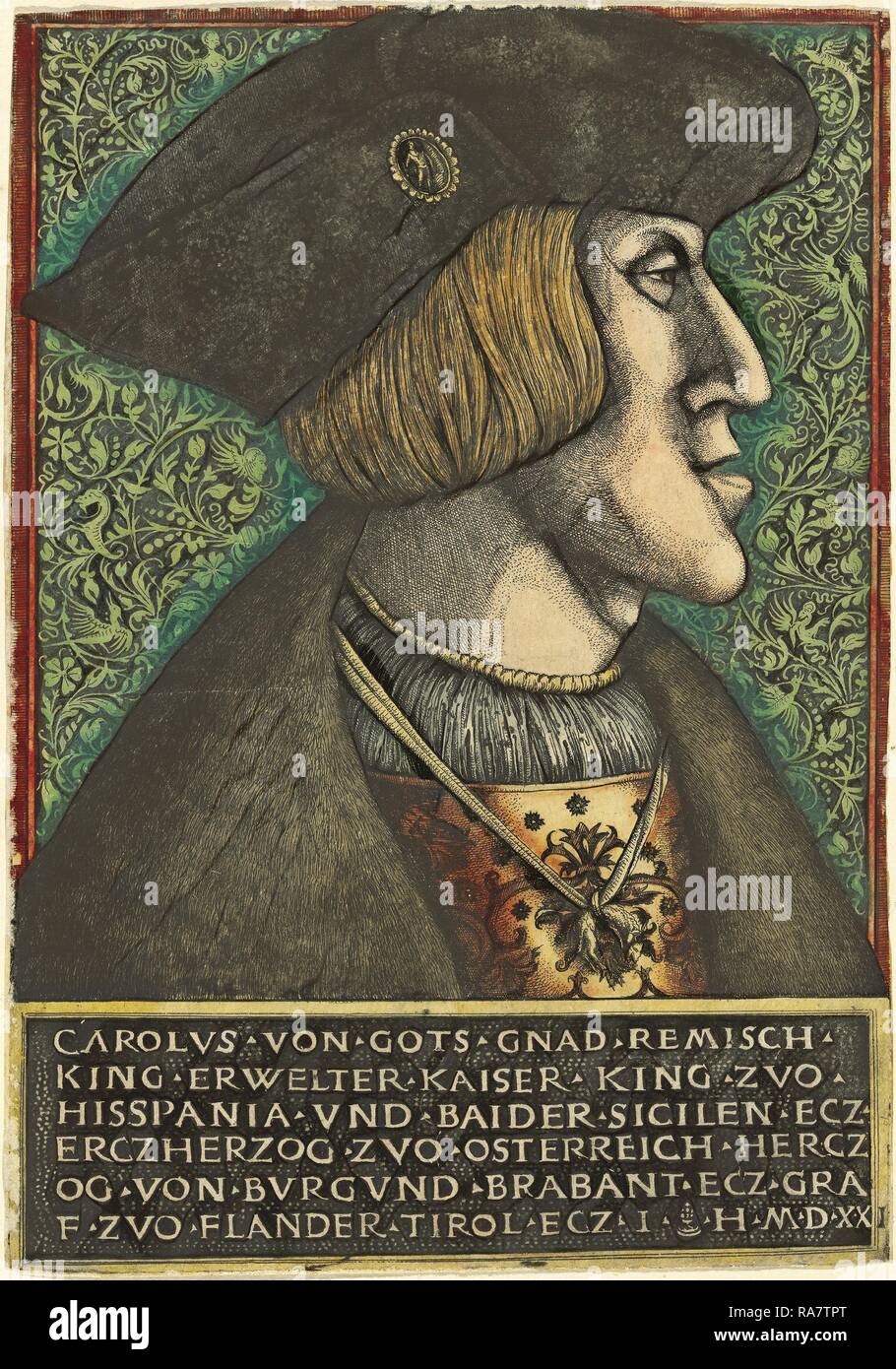 Daniel Hopfer I and Hieronymus Hopfer, Charles V, Holy Roman Emperor ...