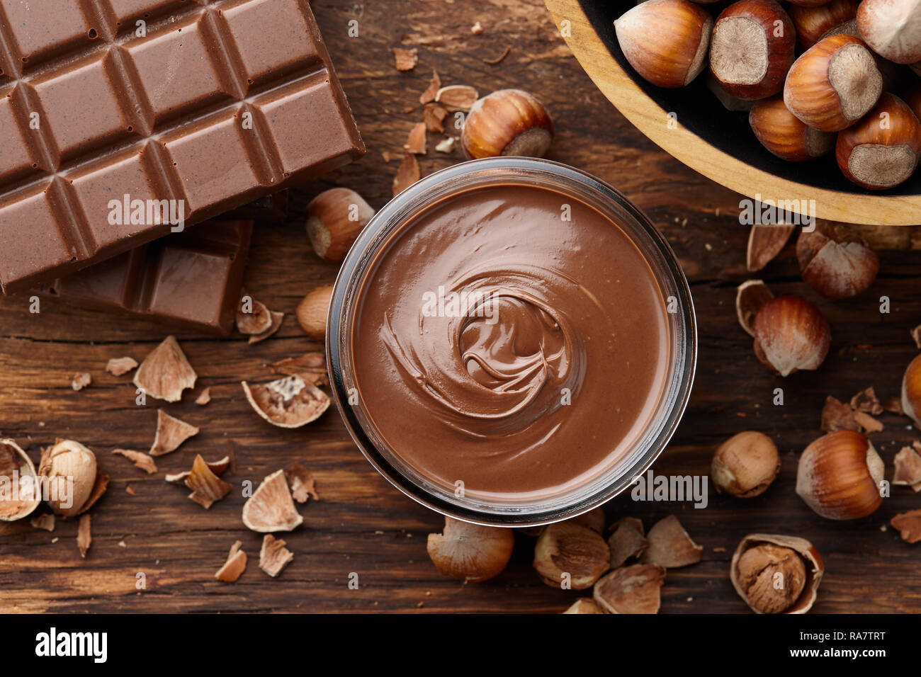 Dark chocolate spread hi-res stock photography and images - Alamy