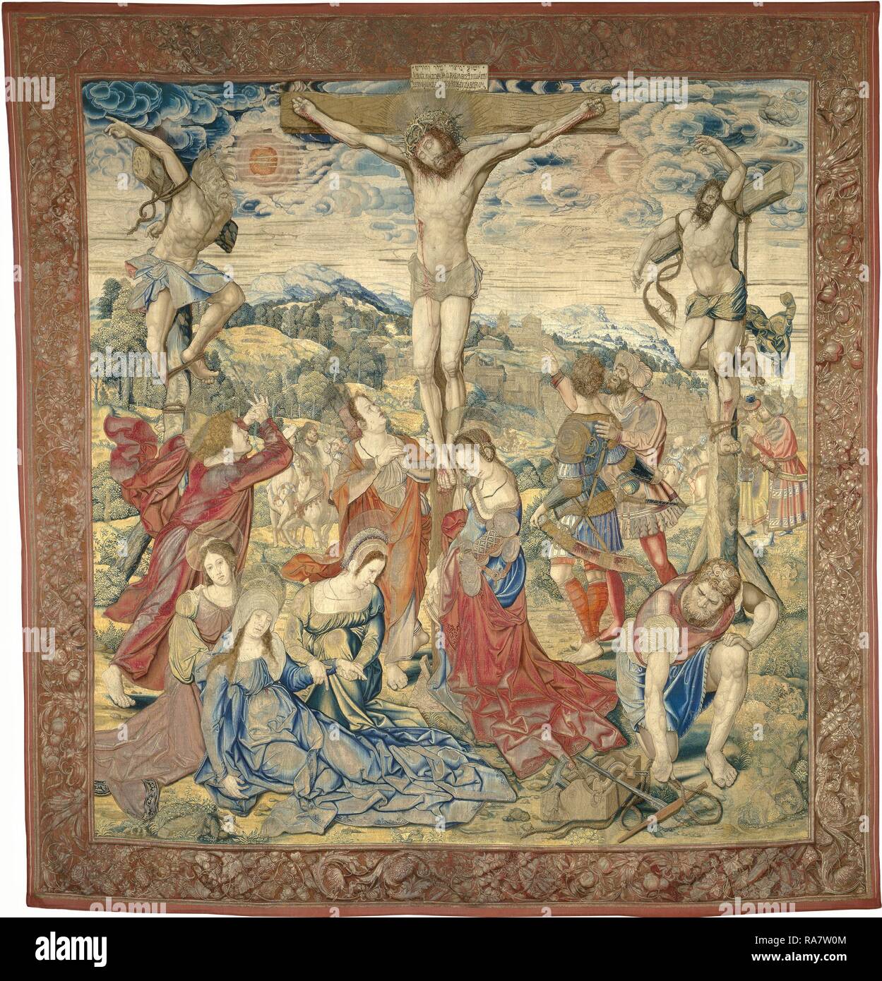 Tapestry of the crucifixion hi-res stock photography and images - Alamy