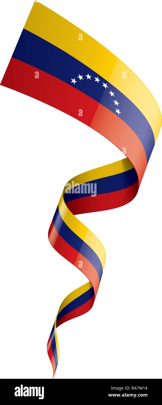 Venezuela flag, vector illustration on a white background Stock Vector ...