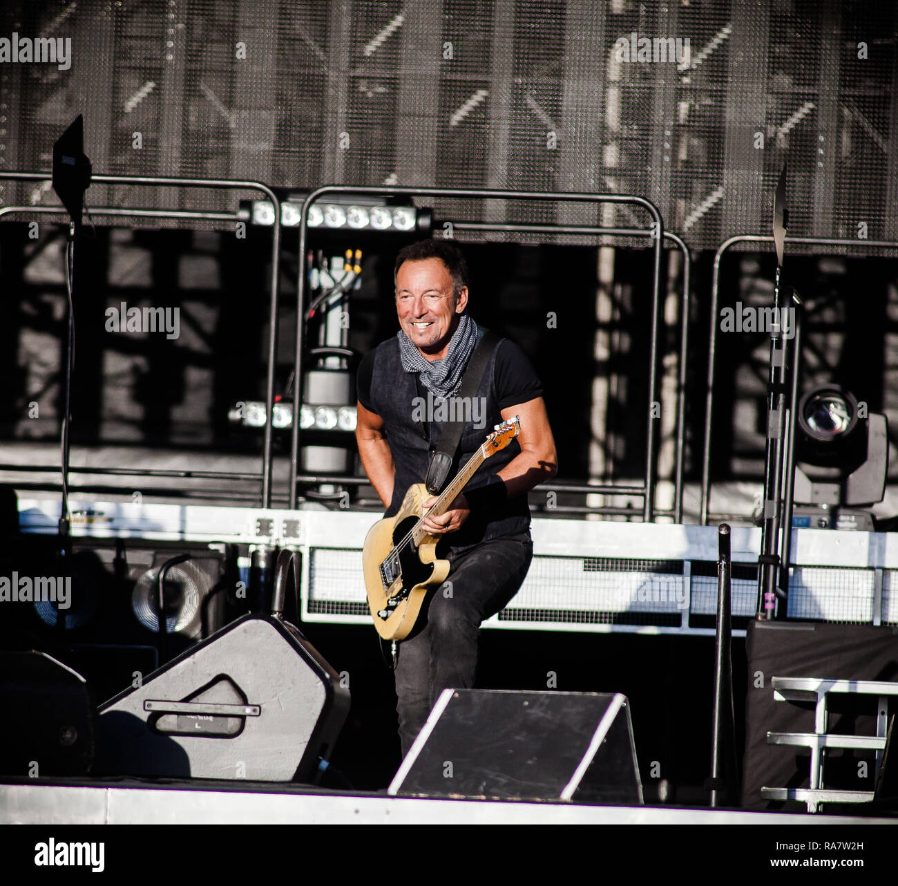 The American singer, songwriter and musician Bruce Springsteen performs ...