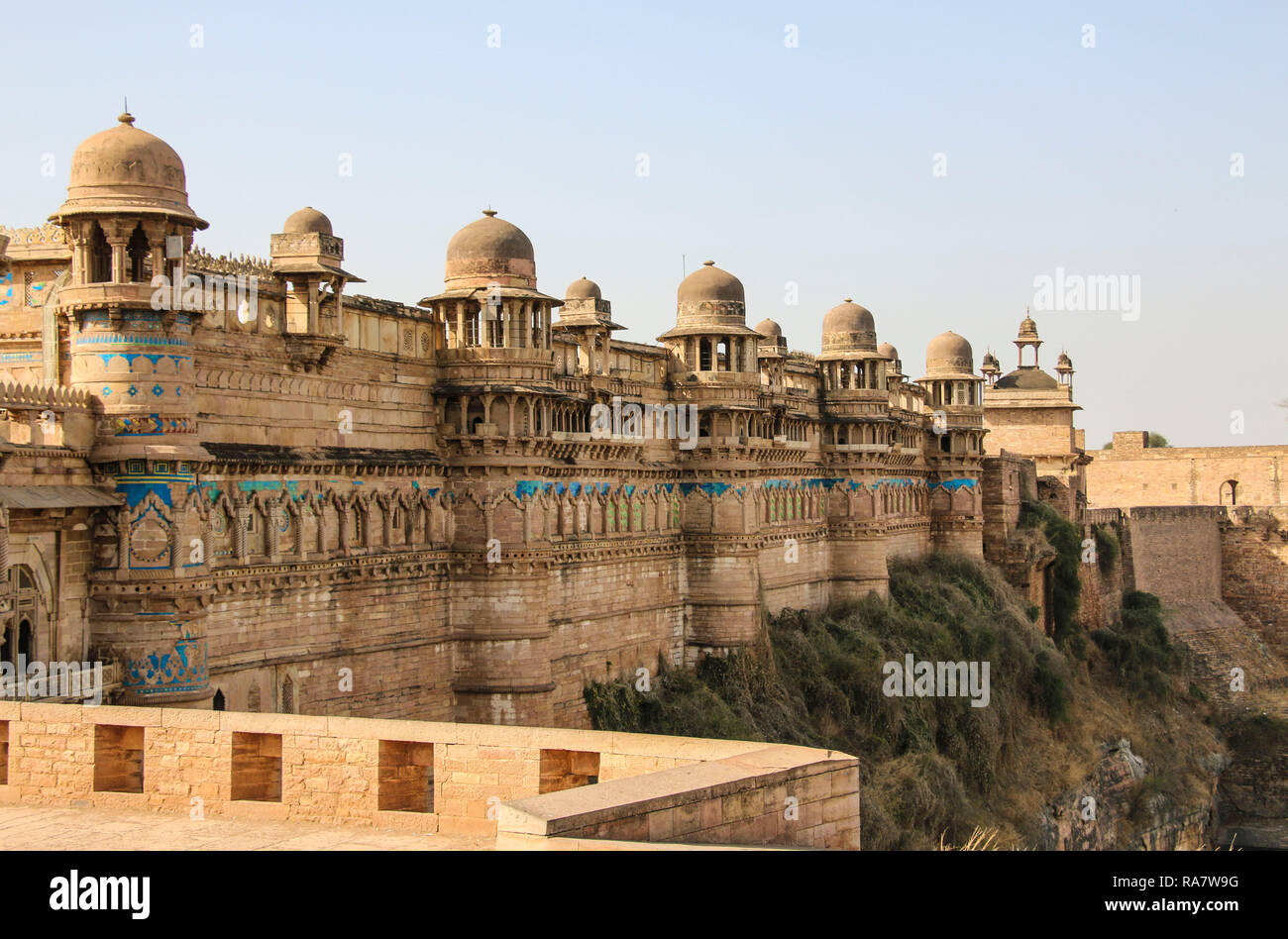 Gwalior fort in Madhya Pradesh, India Stock Photo - Alamy