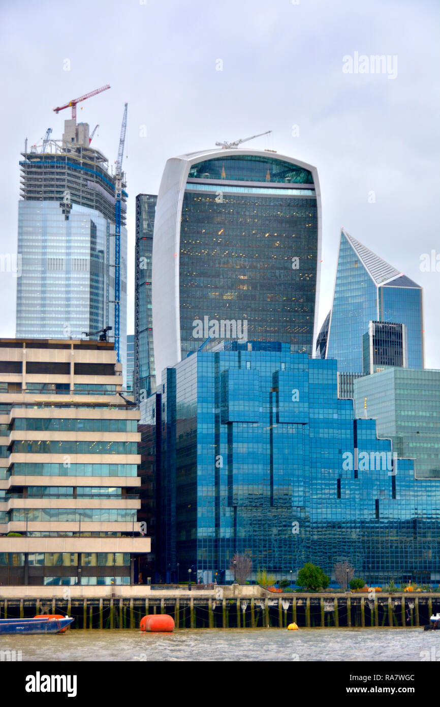 Walkie Talkie building (20 Fenchuech Street) and other new buildings in ...