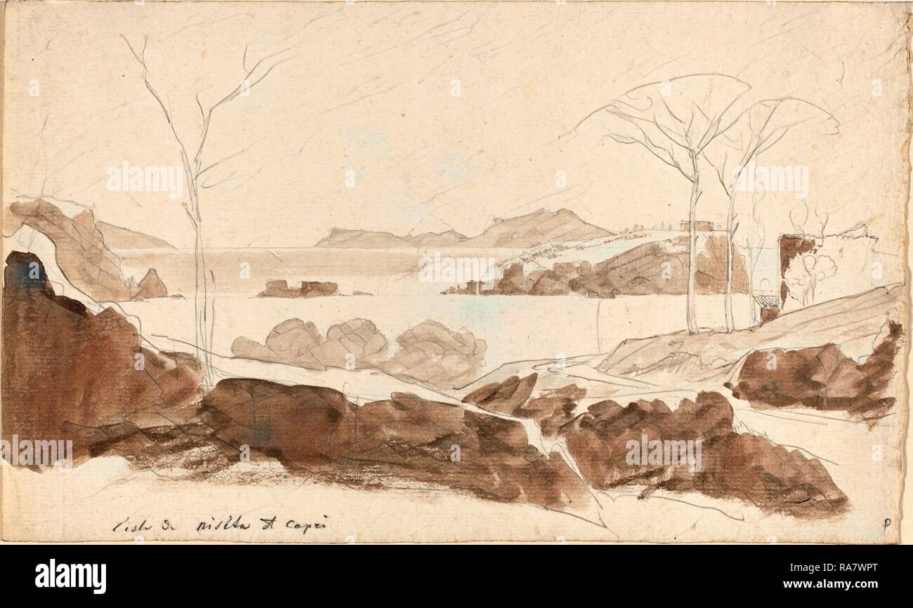 Friedrich Salathé (Swiss, 1793 - 1858), View of the Islands of Nisida ...