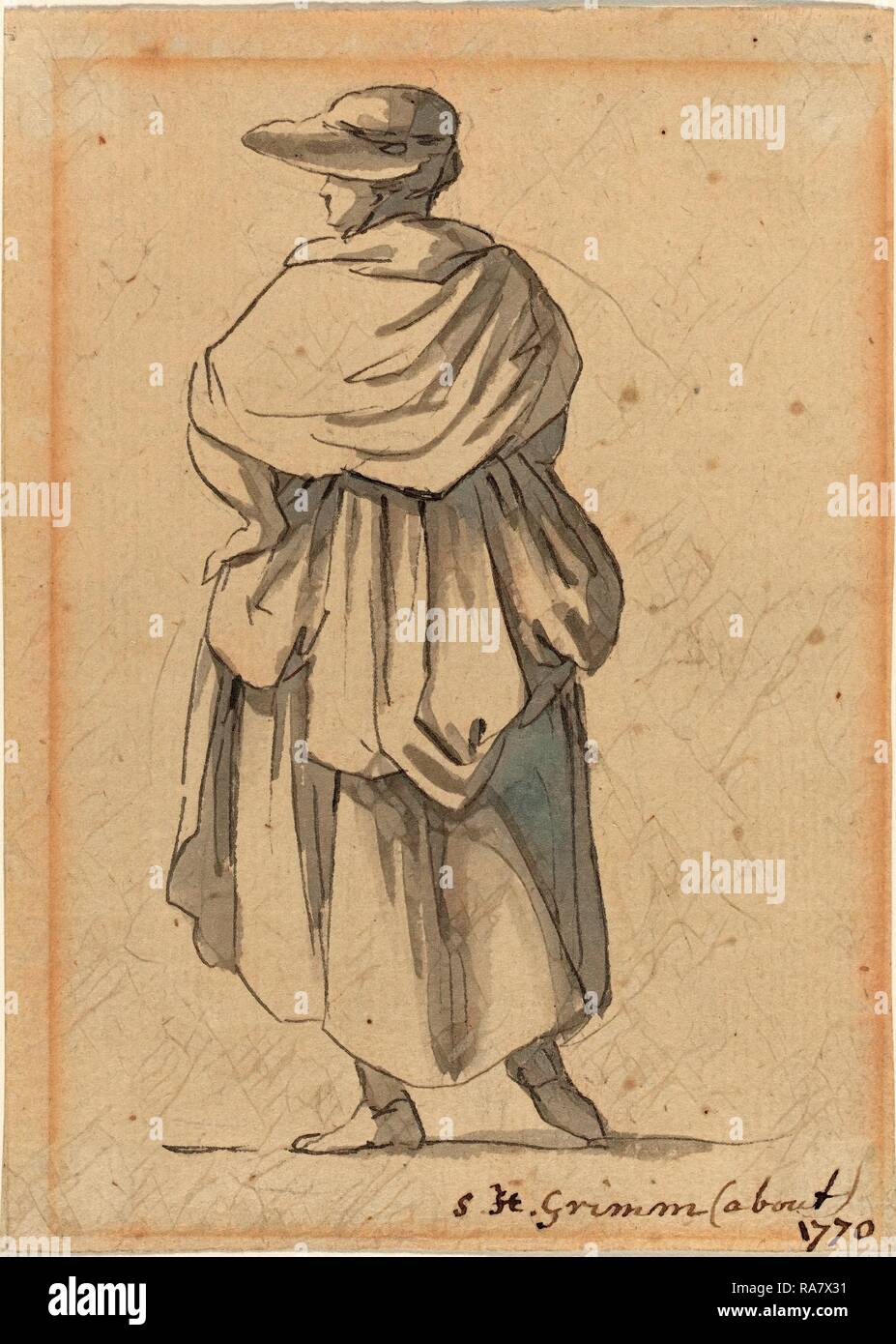 Samuel Hieronymus Grimm (Swiss, 1733 - 1794), A Peasant Woman, c. 1770 ...