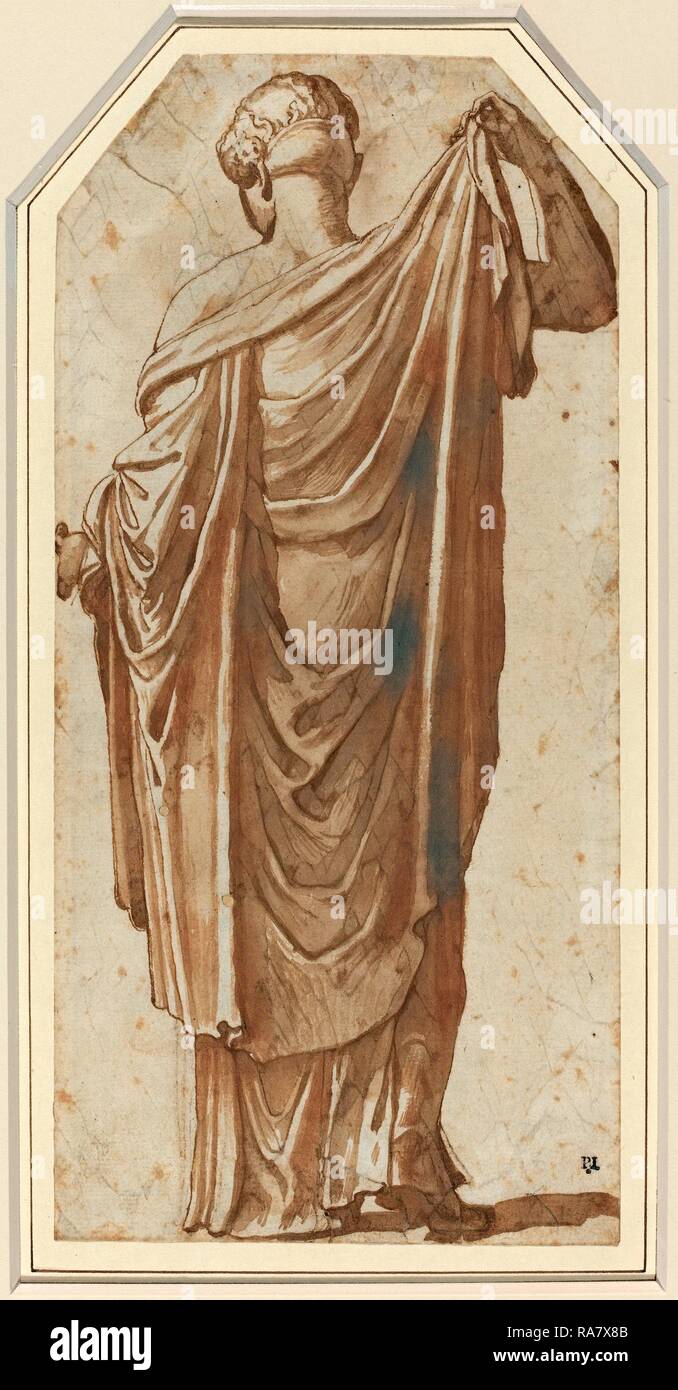 Attributed to Nicolas Poussin (French, 1594 - 1665), Female Roman ...