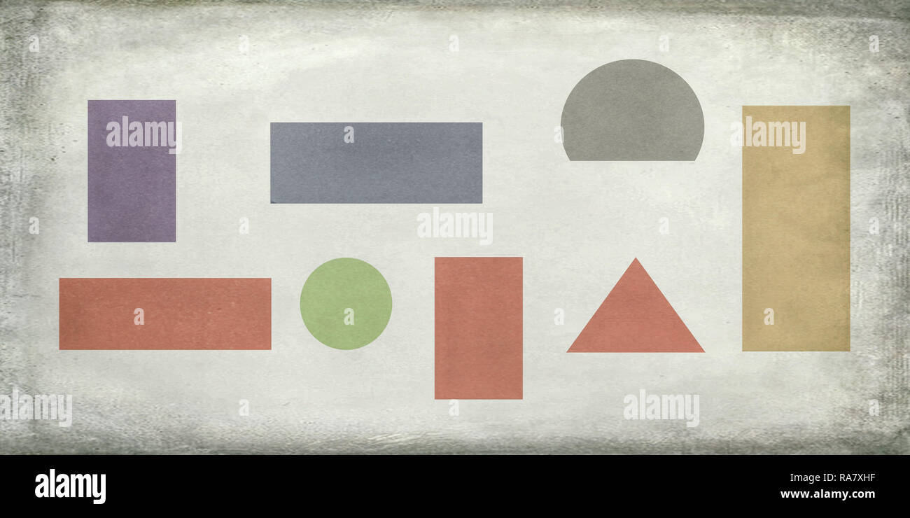 abstract geometric shapes backdrop Stock Photo - Alamy