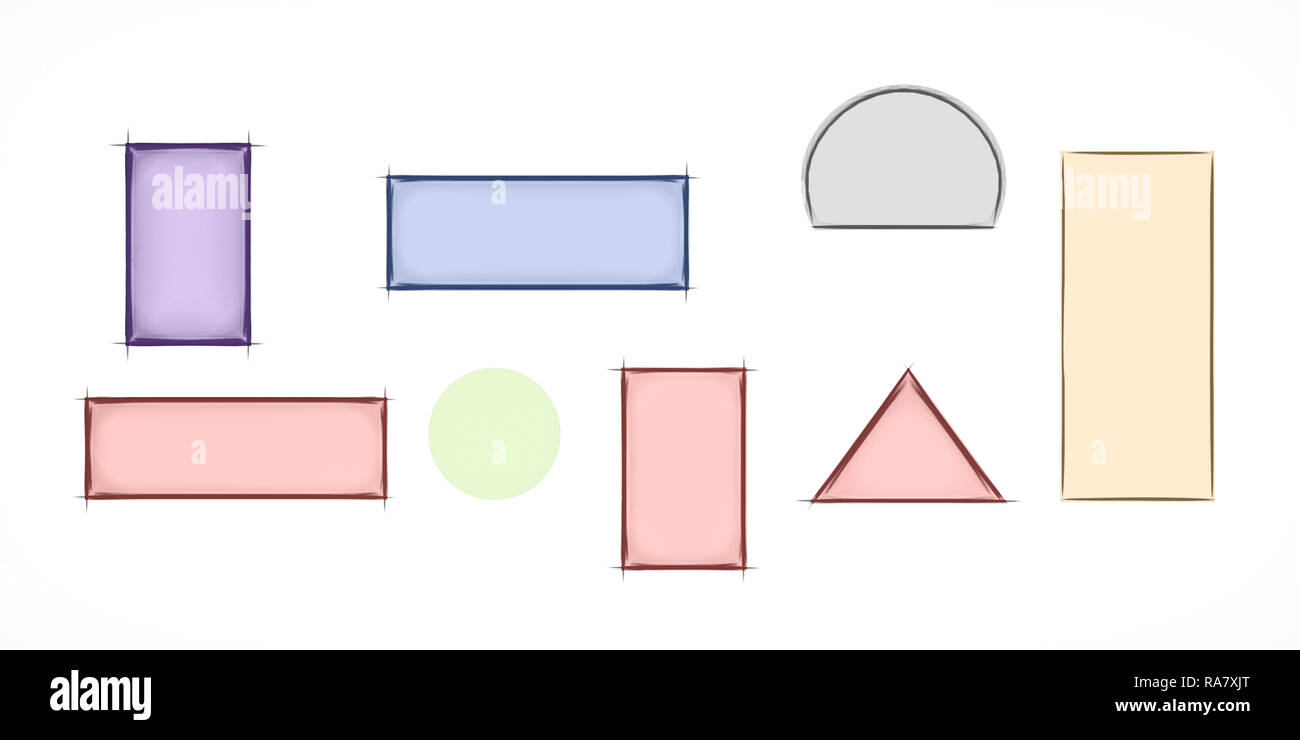 abstract geometric shapes backdrop Stock Photo - Alamy