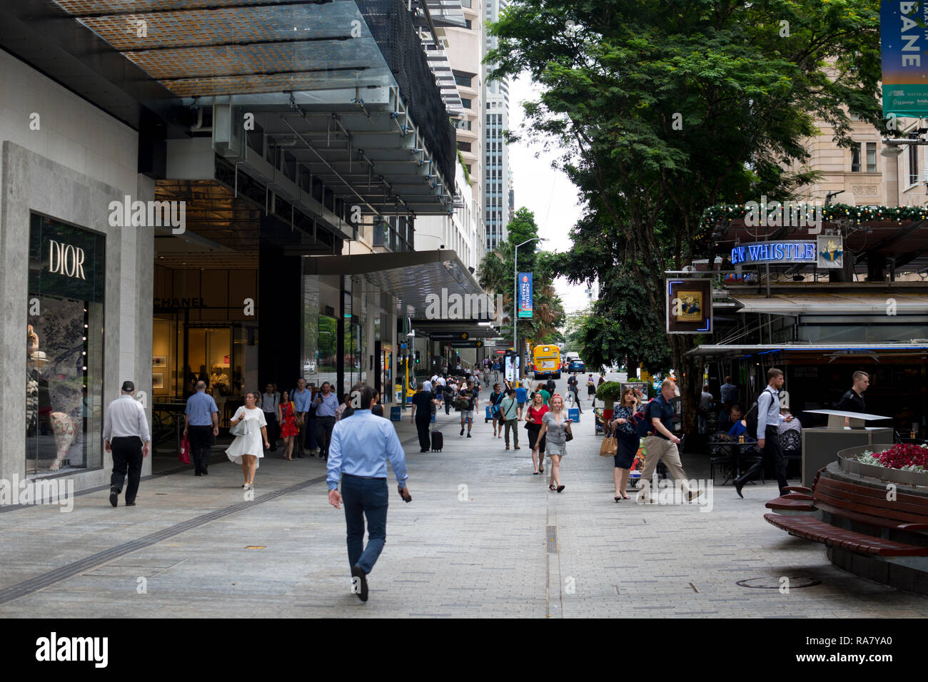 Queen Street Mall, Brisbane, Queensland, Australia Stock Photo - Alamy