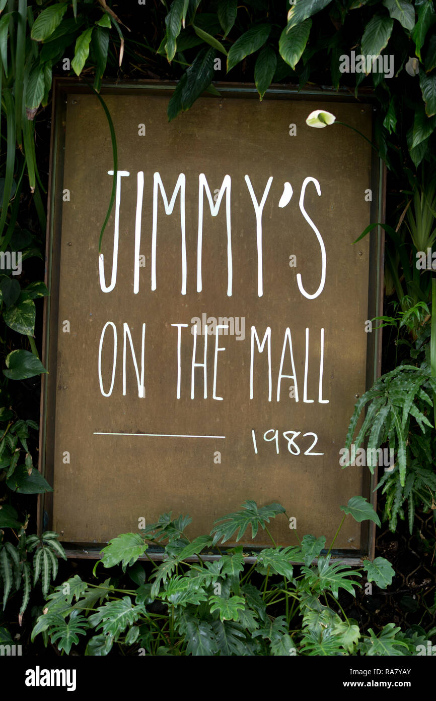 Jimmy`s on the Mall sign, Queen Street Mall, Brisbane, Queensland ...