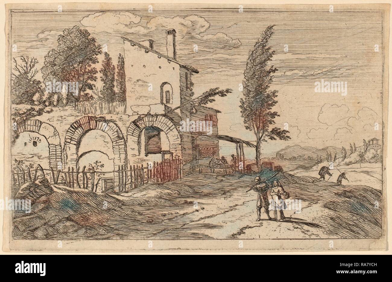 Herman van Swanevelt (Dutch, c. 1600 - 1655), Inn in the Ruins of the ...