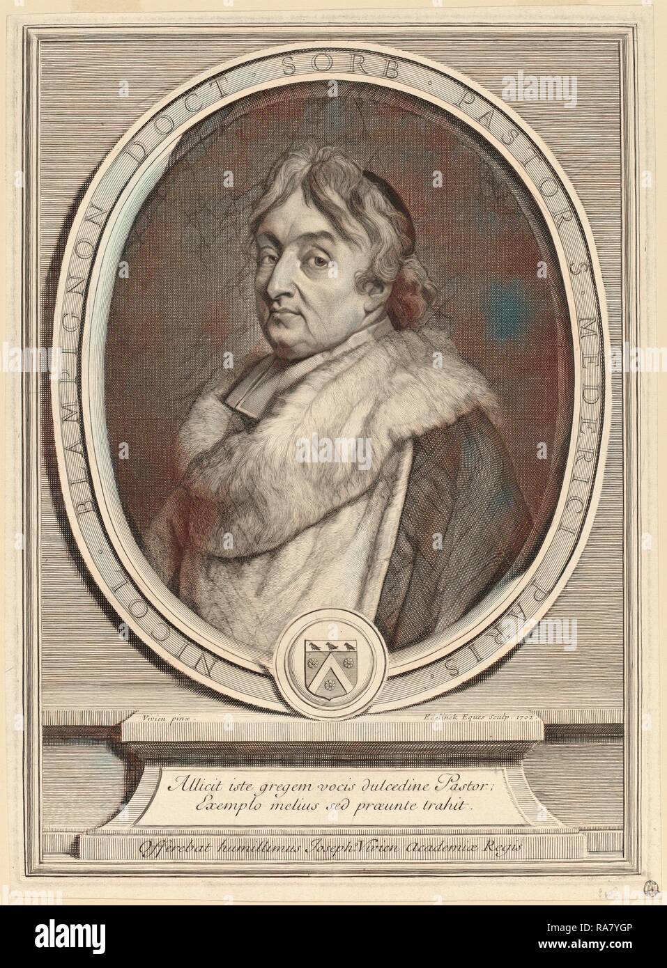 Gerard Edelinck after Joseph Vivien (Flemish, 1640 - 1707), Nicolas de ...