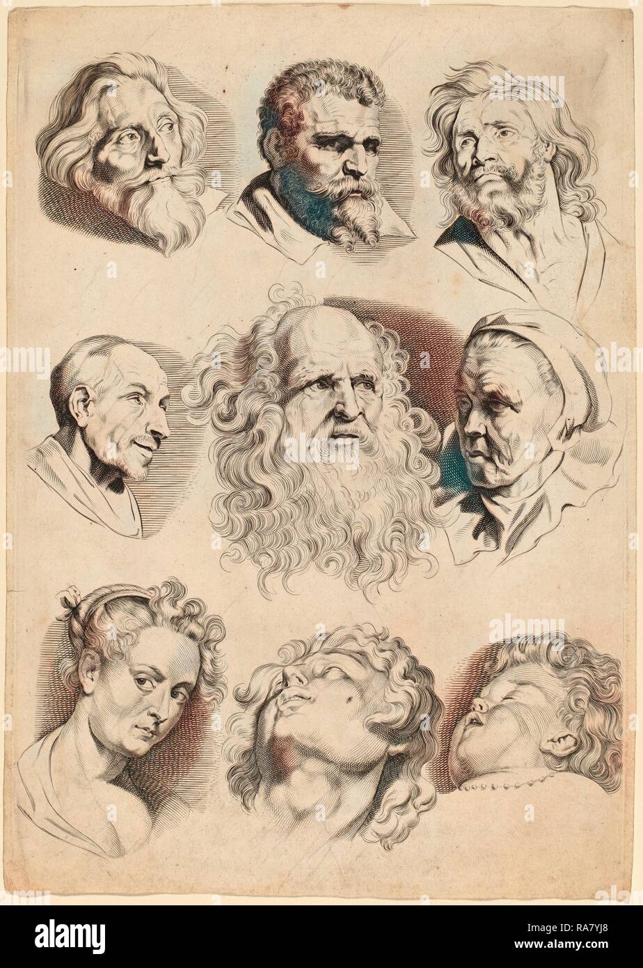 Paulus Pontius after Sir Peter Paul Rubens (Flemish, 1603 - 1658), Nine ...