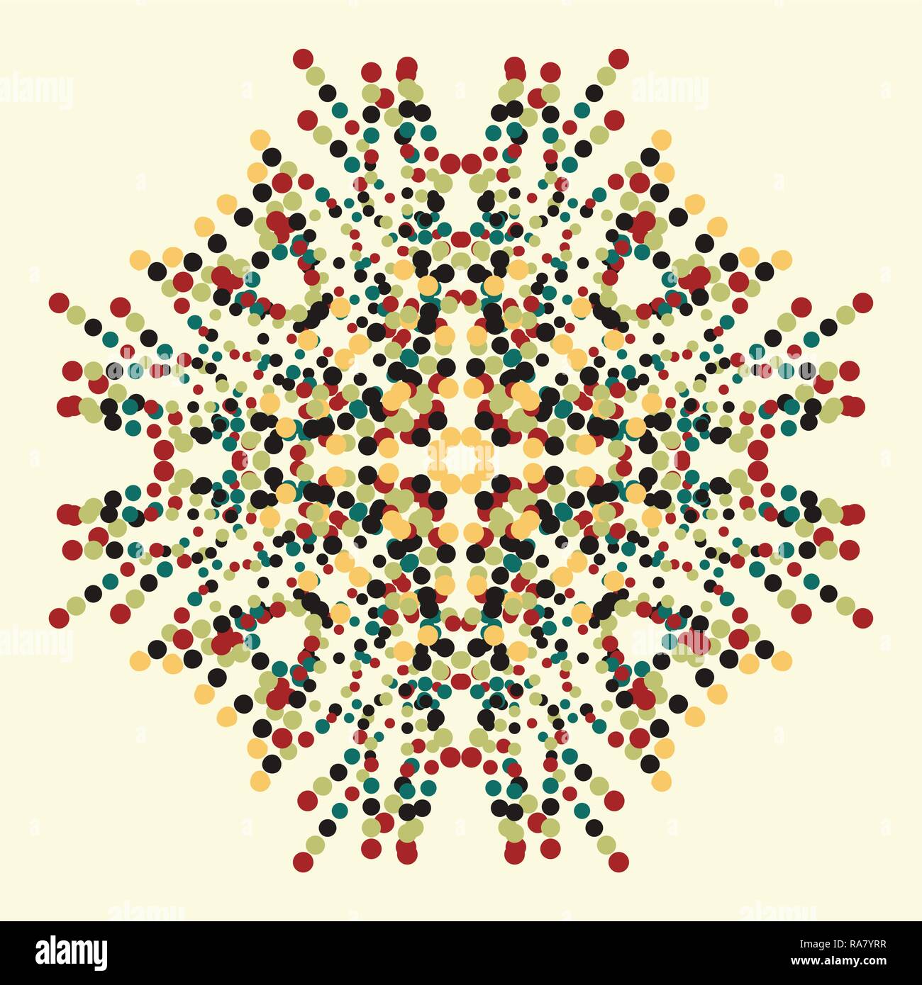 Colorful Burst of Colors Graphic on White Background Easily editable ...