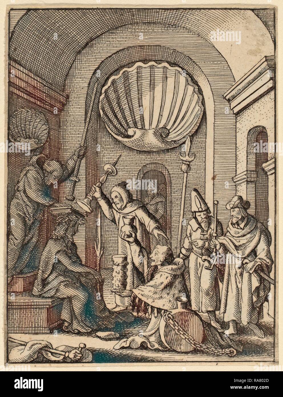 Wenceslaus Hollar (Bohemian, 1607 - 1677), The Mocking, etching ...