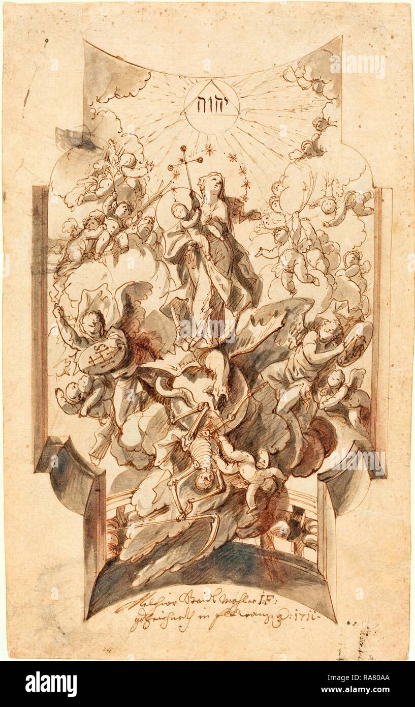 Melchior Steidl, Austrian (1657-1727), The Immaculate Conception, 1711 ...