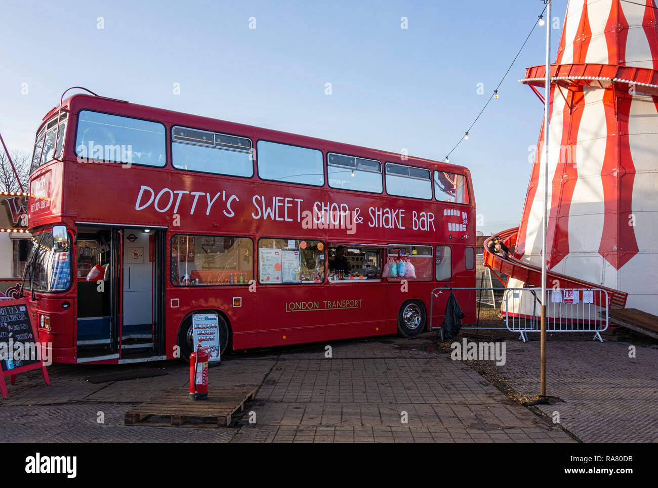Fairground bus hi-res stock photography and images - Alamy