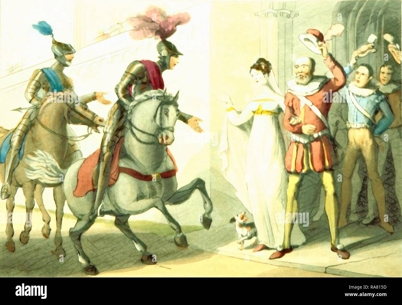 The Tournament, or, Days of Chivalry. Reimagined by Gibon. Classic art ...