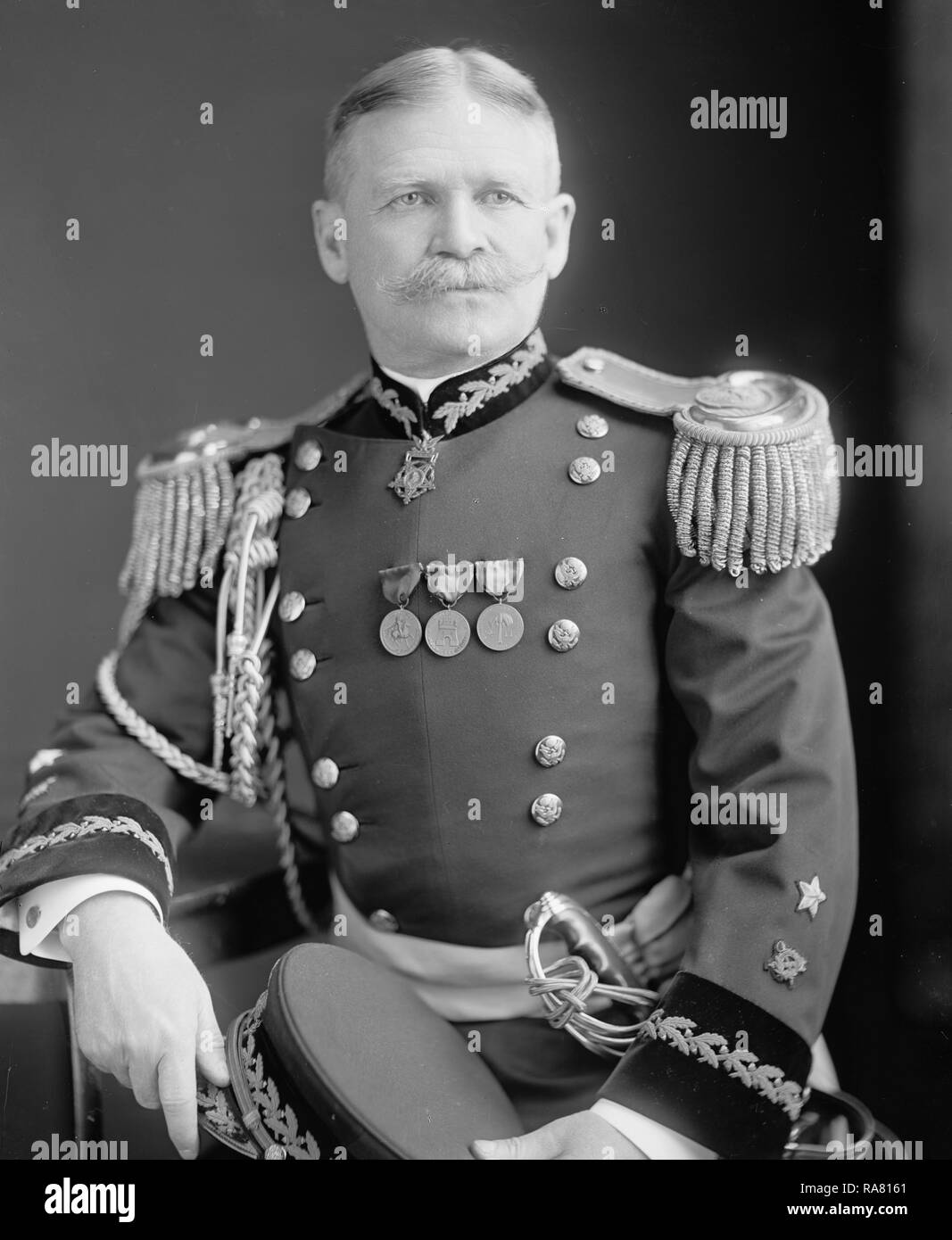 United States Army General E.A. Garlington ca. early 1900s Stock Photo ...