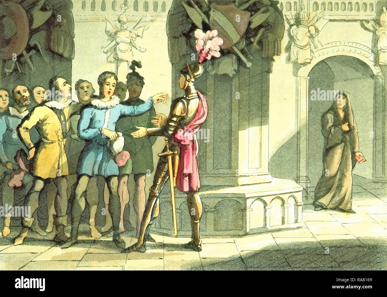 The Tournament, or, Days of Chivalry. Reimagined by Gibon. Classic art ...