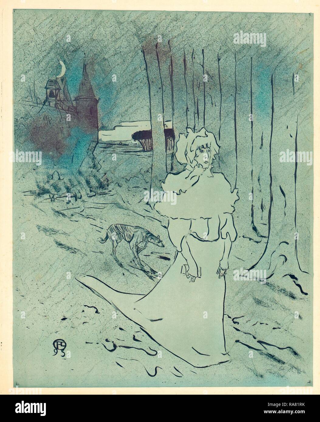 Henri de Toulouse-Lautrec (French, 1864 1901 ), The Manor Lady or the ...