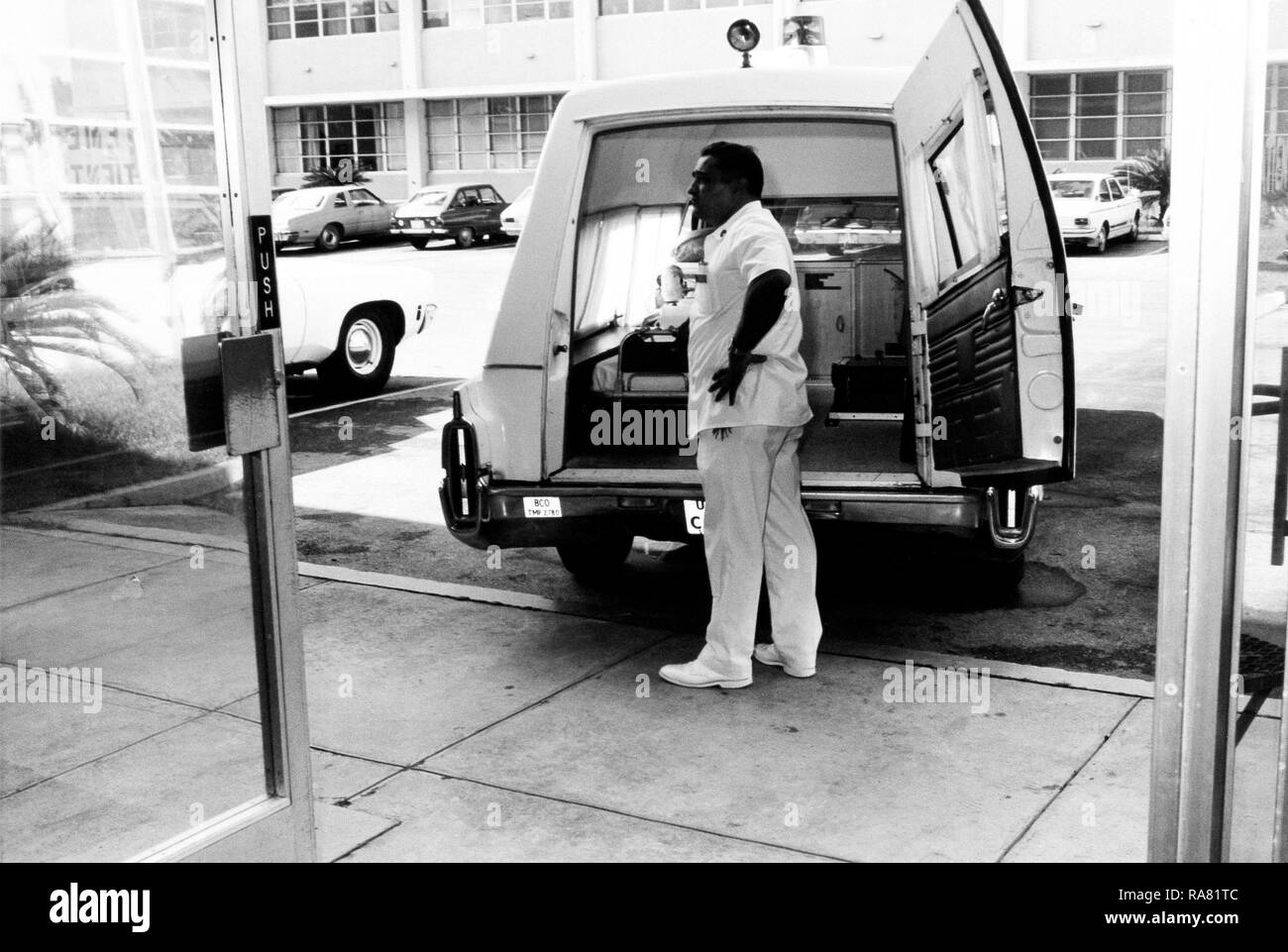1976 - The primary ambulance, equipped with litters, emergency ...