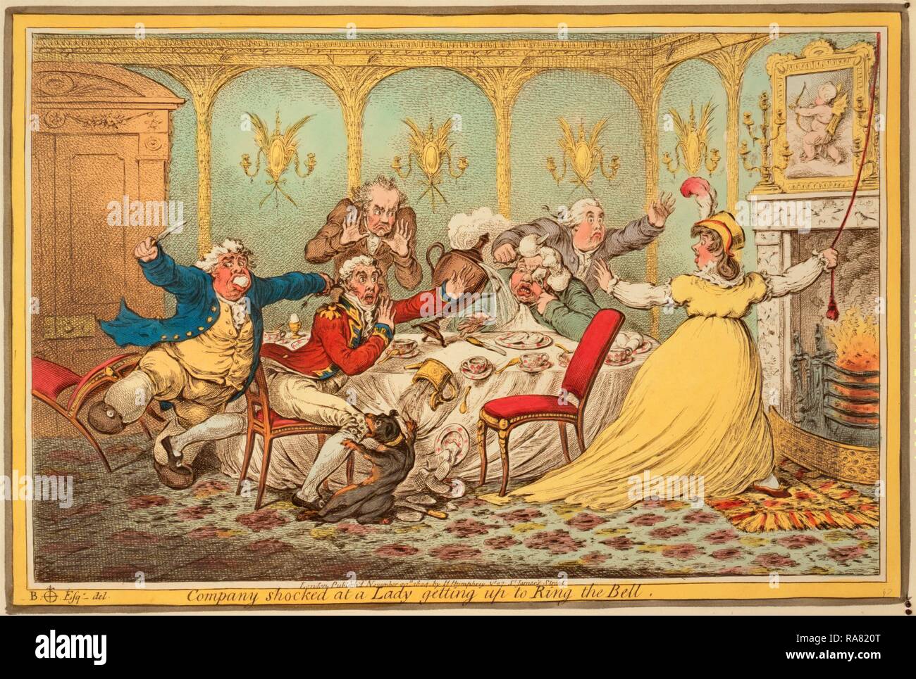 Company shocked at a lady getting up to ring the bell, A violent ...