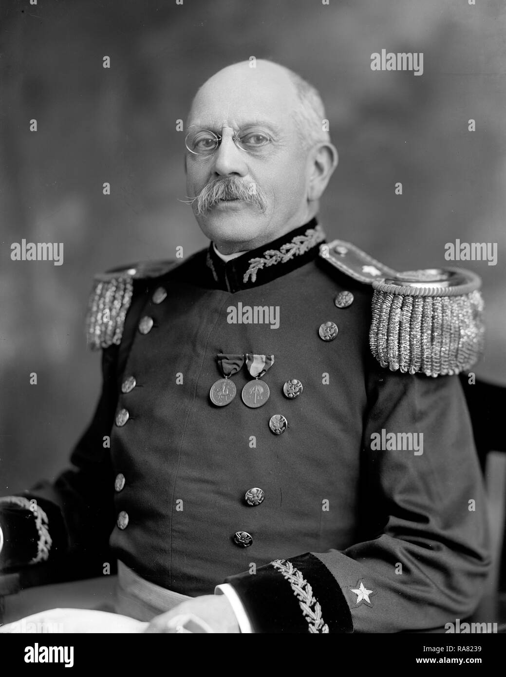 U.S. Army General W.S. Schuyler ca. early 1900s Stock Photo - Alamy