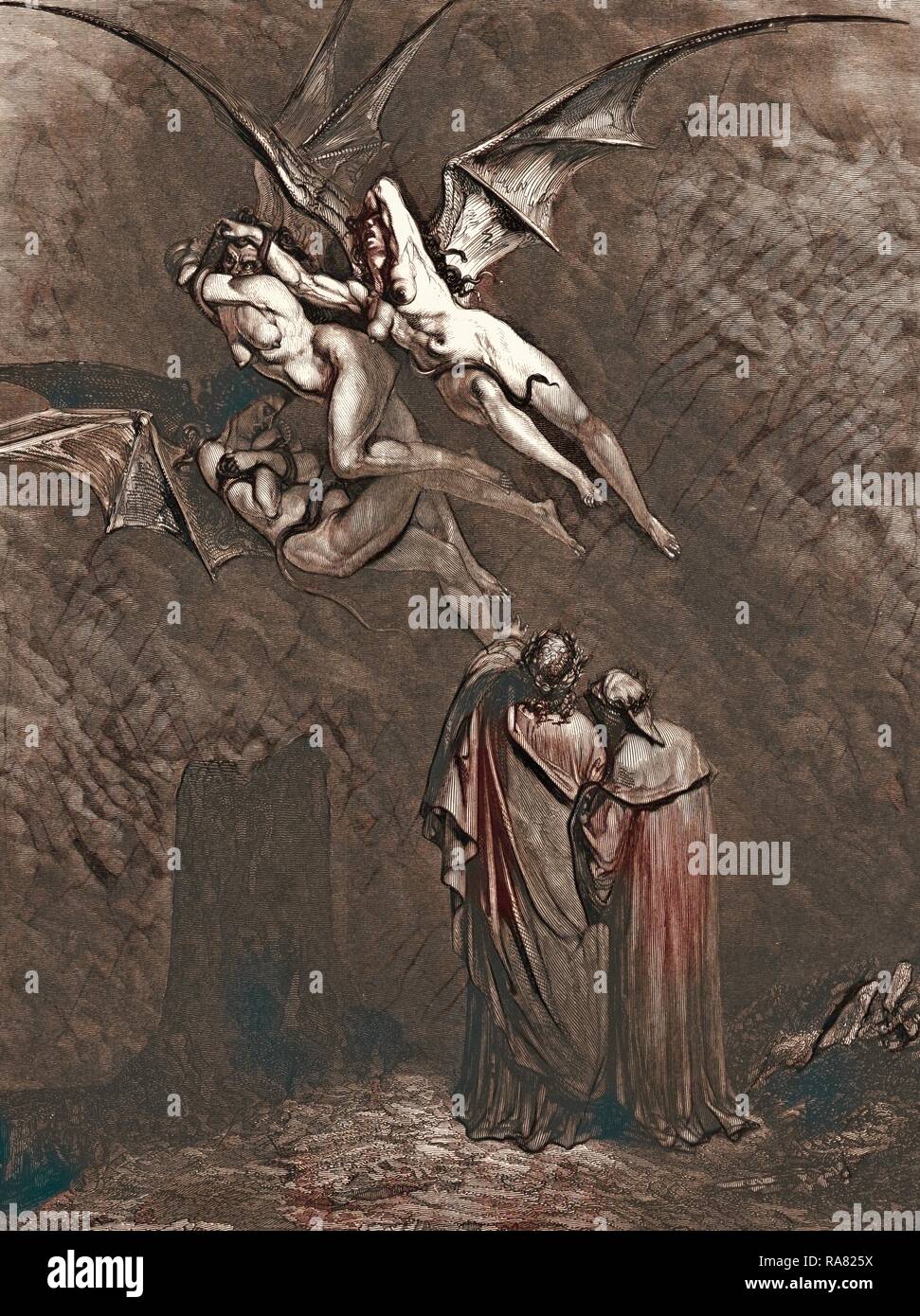 Gustave dore divine comedy gates hi-res stock photography and images ...