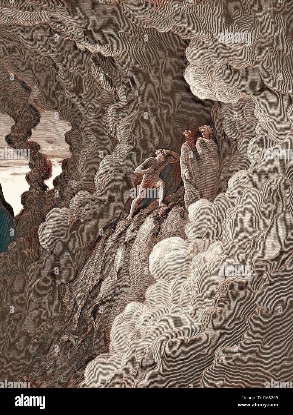 Marco Lombardo, by Gustave Doré, 1832 - 1883, French. Engraving for the ...