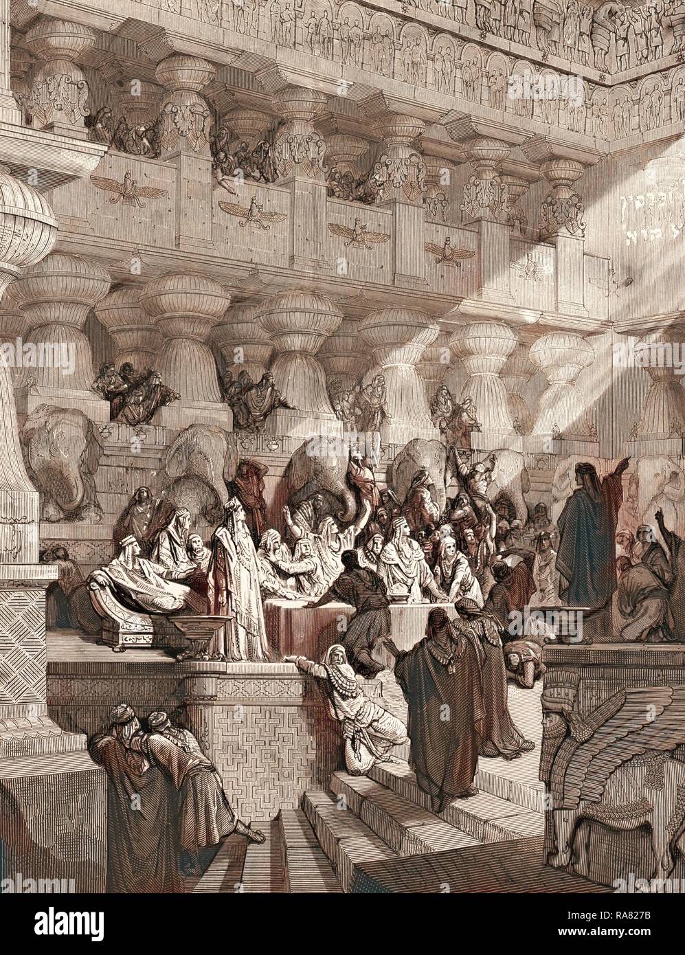 Daniel by gustave dore hi-res stock photography and images - Alamy