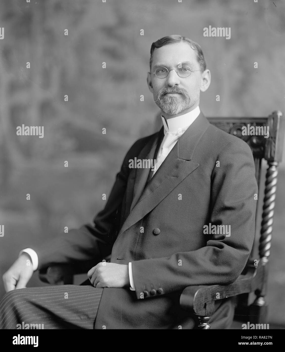 Professor W.S. Eichelberger ca. early 1900s Stock Photo - Alamy
