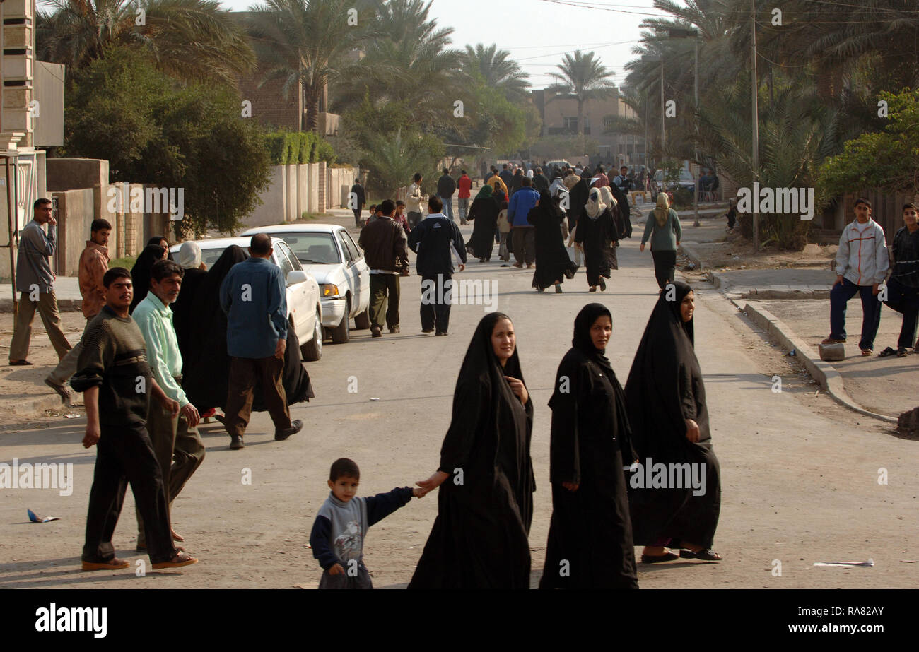 On the streets of Baghdad, Iraq happy citizen blew there horns, cheered ...