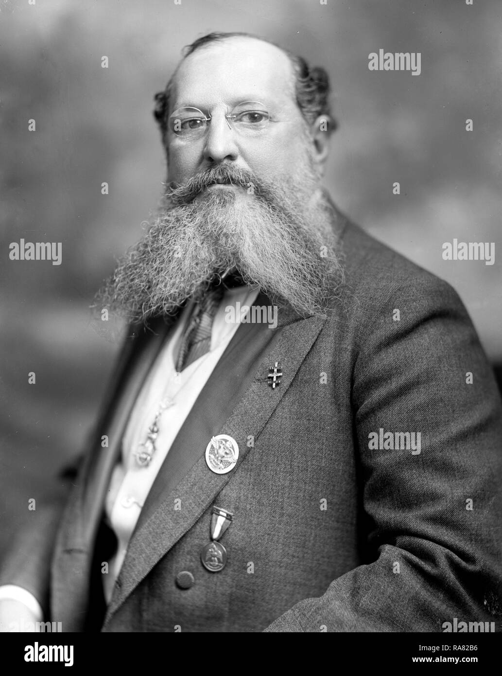 Early 20th century beards Black and White Stock Photos & Images - Alamy