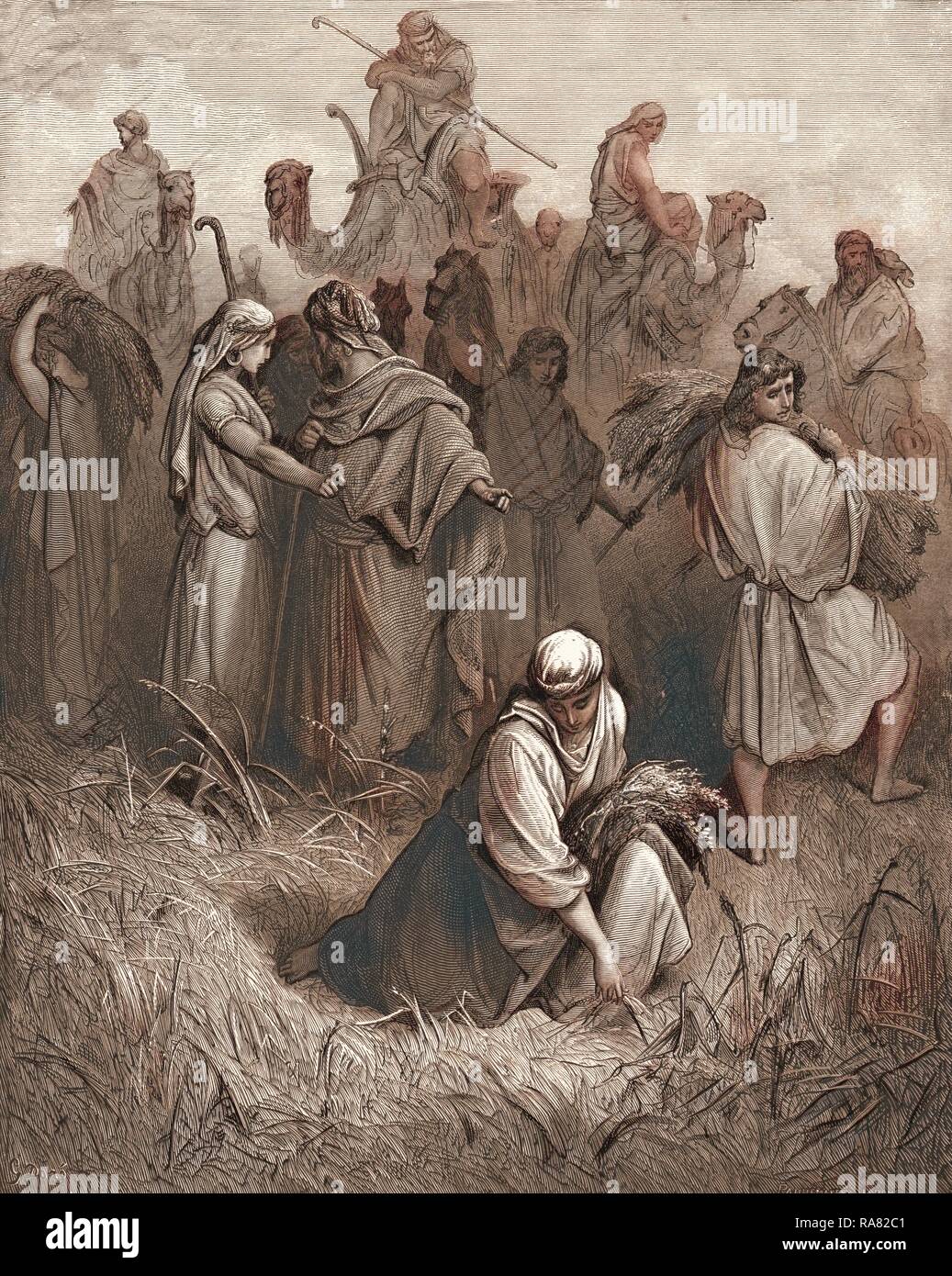 Boaz and Ruth. Reimagined by Gibon. Classic art with a modern twist ...