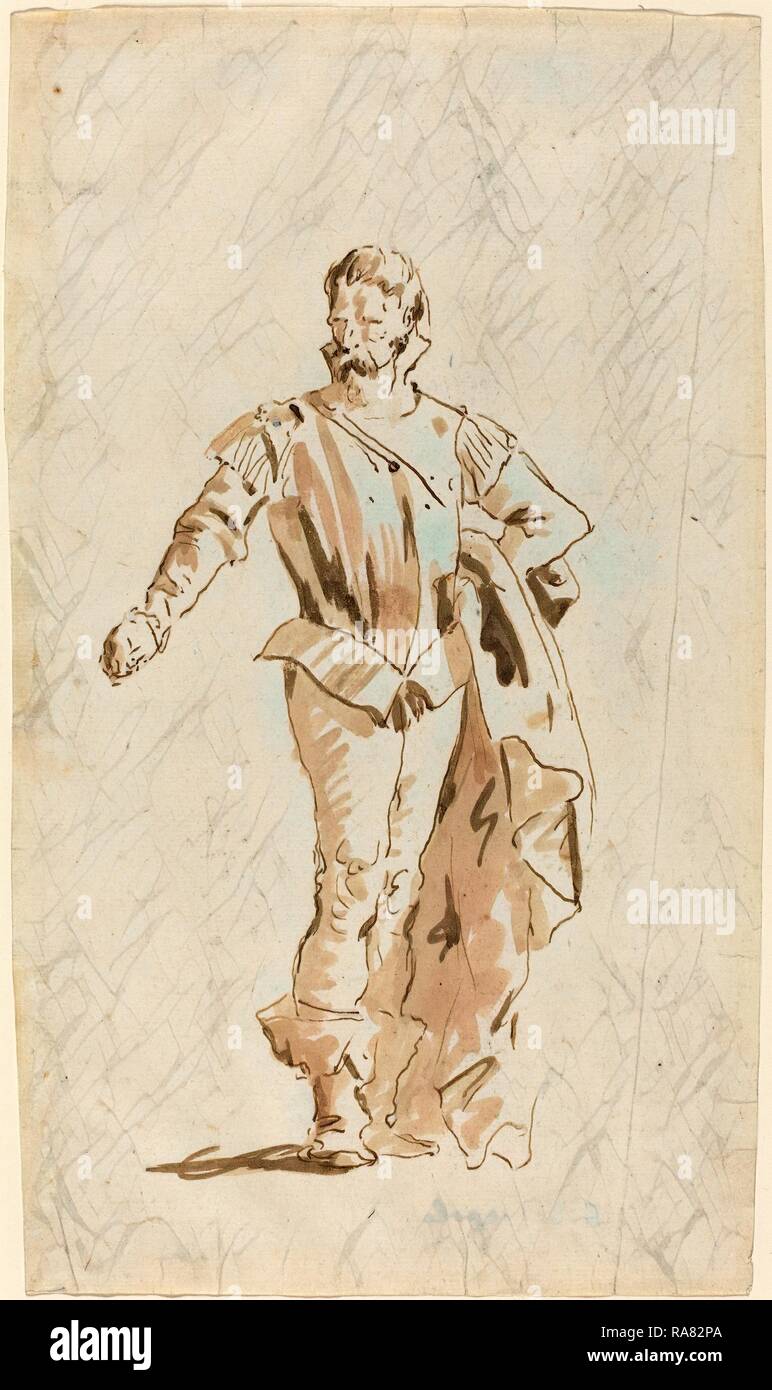 Giovanni Battista Tiepolo (Italian, 1696 - 1770), Standing Man in ...