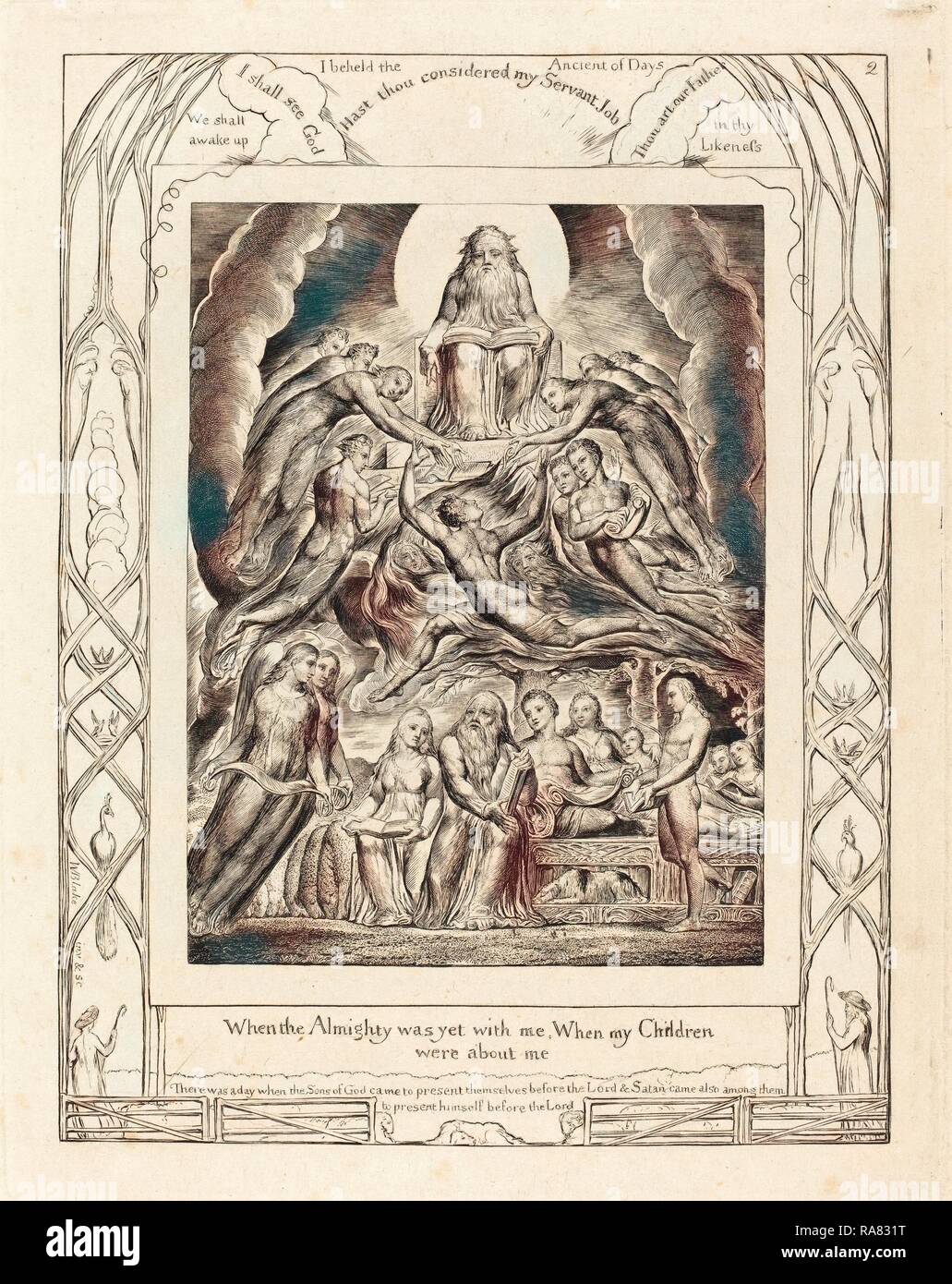Satan before the throne of god hi-res stock photography and images - Alamy