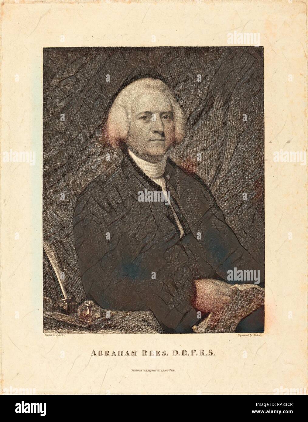 William Holl I after John Opie (British, 1771 - 1838), Abraham Rees ...