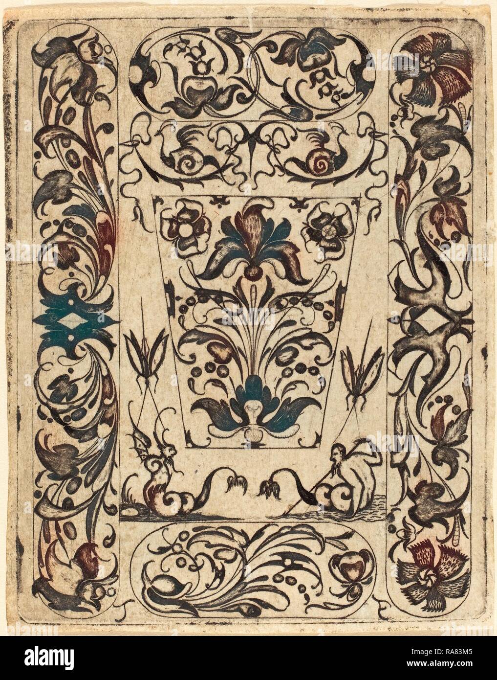Master T.F. (French, active probably 16th century), Ornament, engraving ...