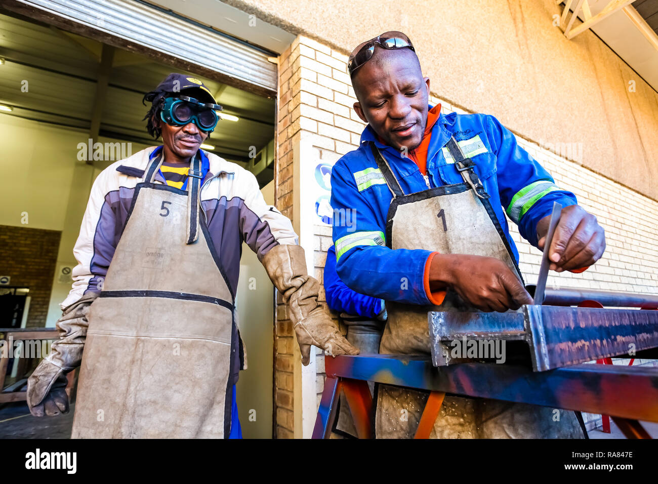 Johannesburg, South Africa - July 23 2012: Vocational Skills Training Centre in Africa Stock ...