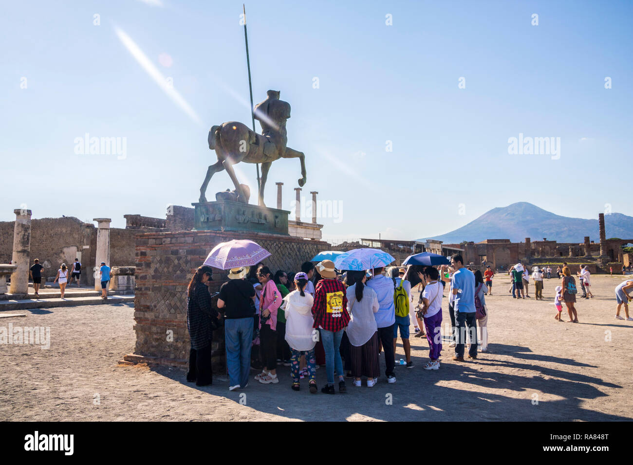 The Statue of a Centaur, a mythical creature, half horse half man ...