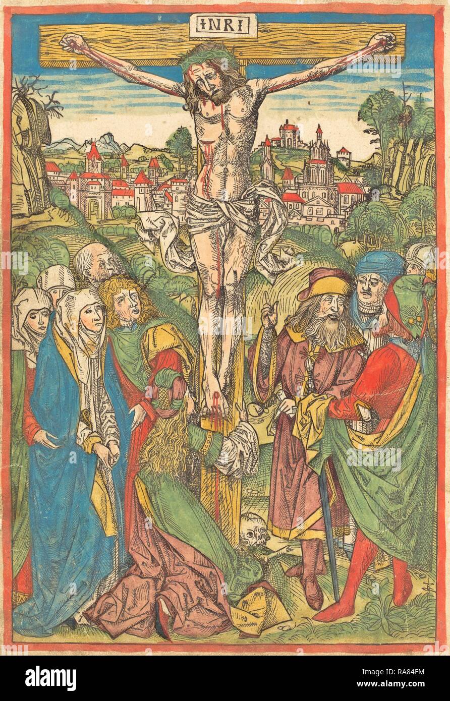 Attributed to Michael Wolgemut (German, 1434 - 1519), The Crucifixion ...