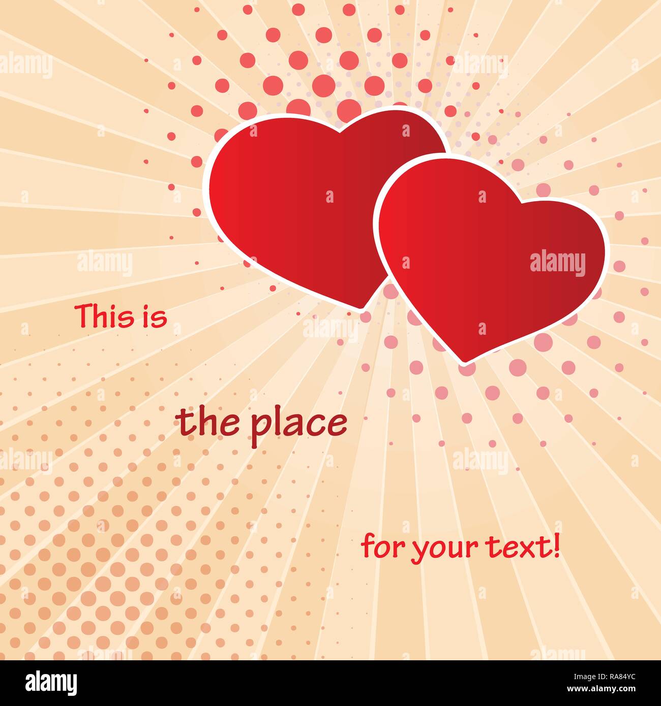 Vector Hearts Design Illustration Stock Vector Image & Art - Alamy
