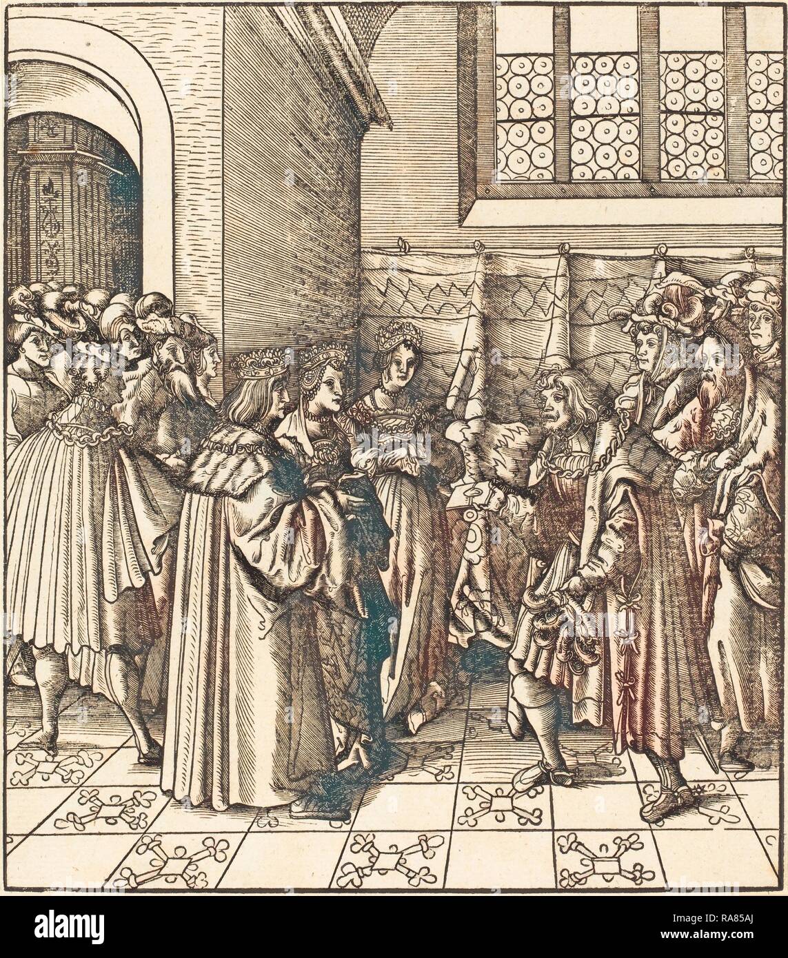 Leonhard Beck (German, c. 1480 - 1542), A Legation before a King, near ...