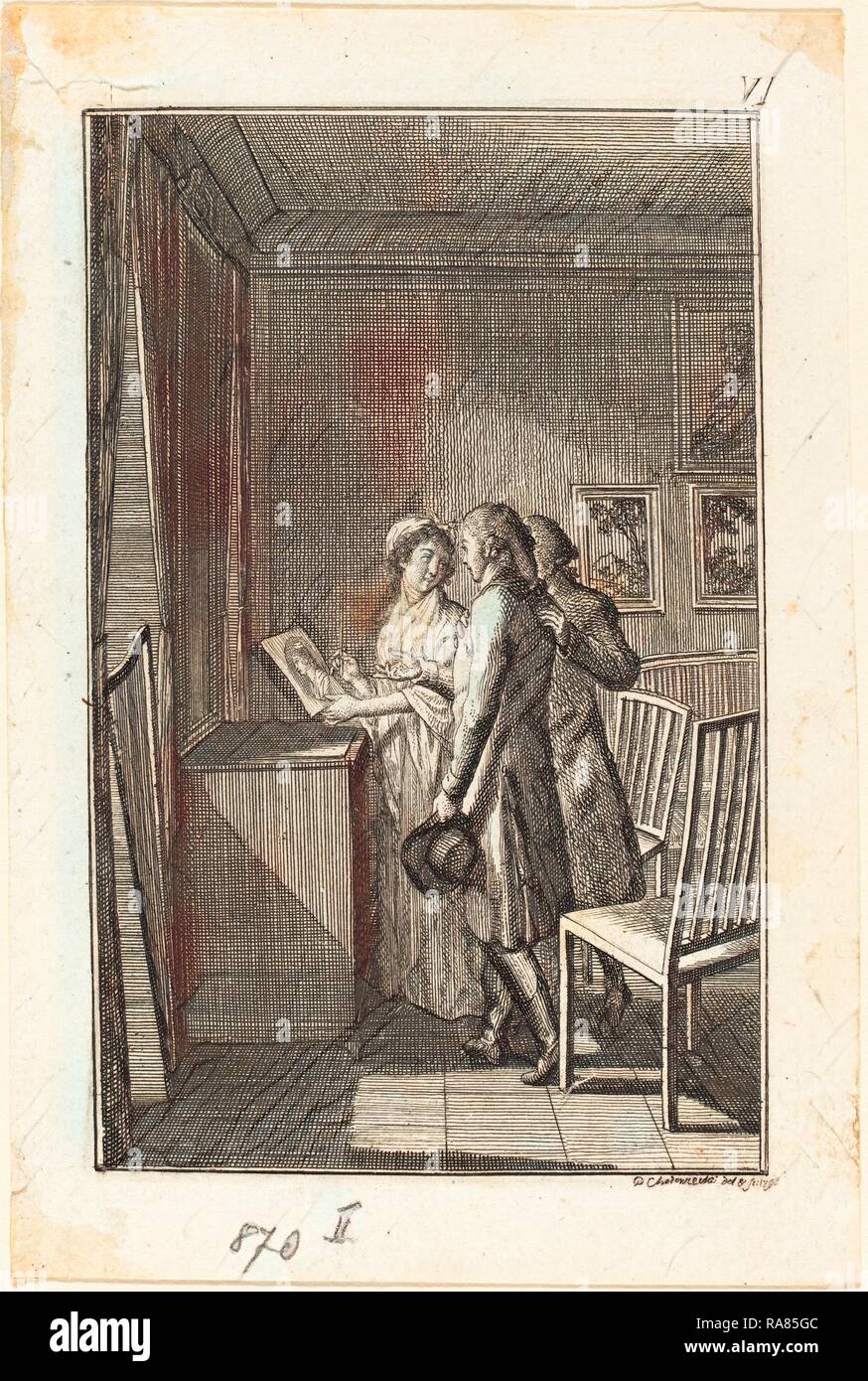 Daniel Nikolaus Chodowiecki (German, 1726 - 1801), The Voyage to Paris, 1798, etching ...