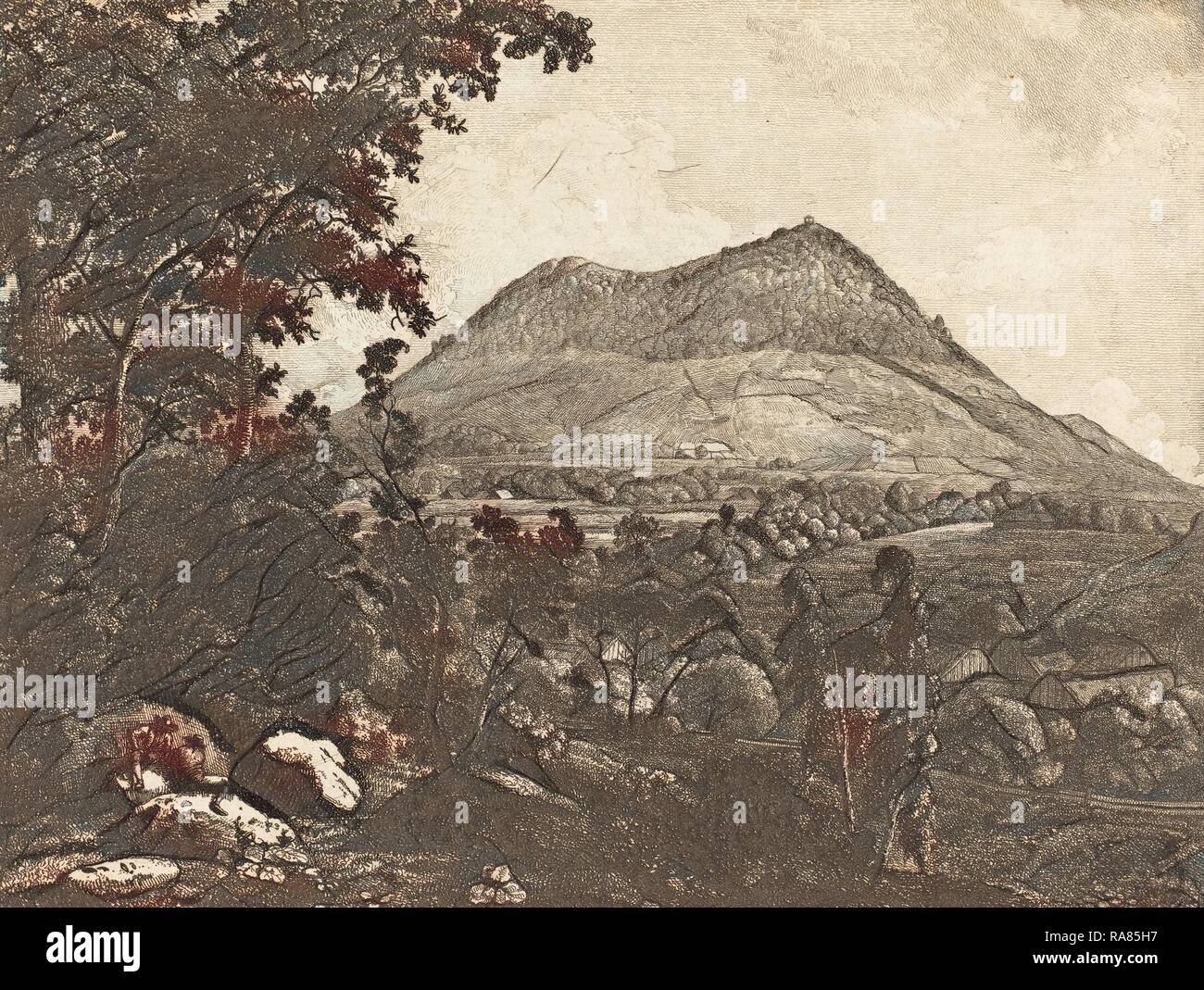 Christoph Nathe (German, 1753 - 1806), Landeskrone Mountain near ...